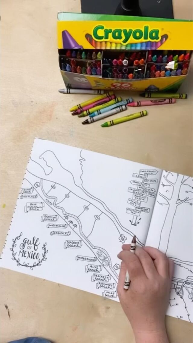 The 30A Coloring Book - Color Your 30A Memories
